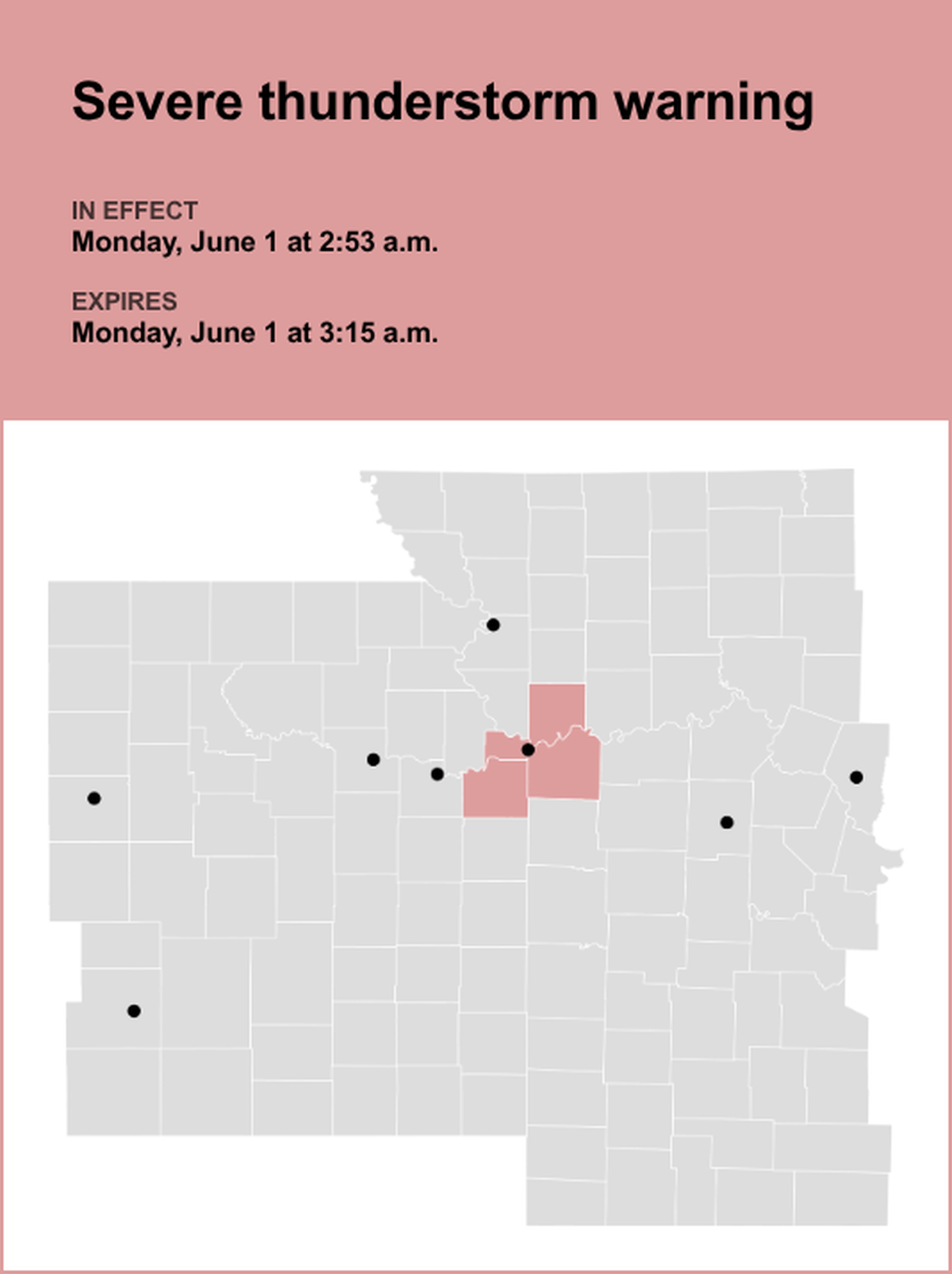 Update: Thunderstorms with quarter-sized hail in the Kansas City area ...