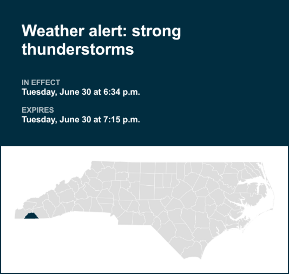 Thunderstorms with pea-sized hail in Clay County Tuesday - wind gusts ...
