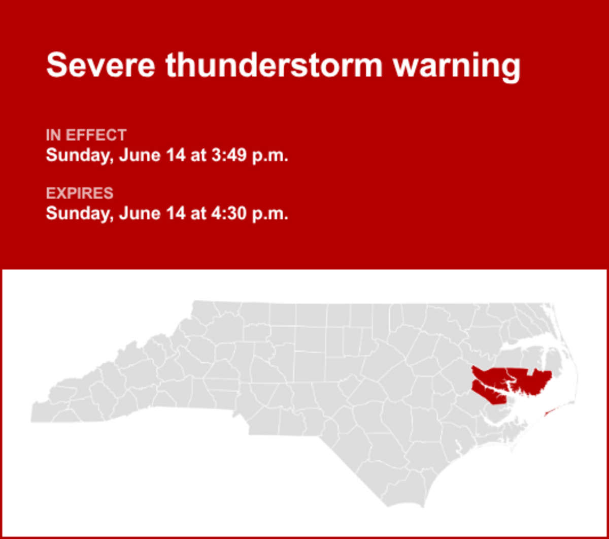 UPDATE: Penny-sized hail predicted with thunderstorms in Beaufort and ...