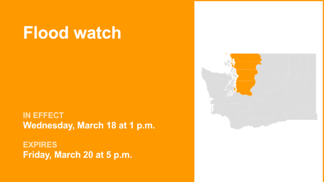 UPDATE: Flood watch issued for Northwest Washington until early ...