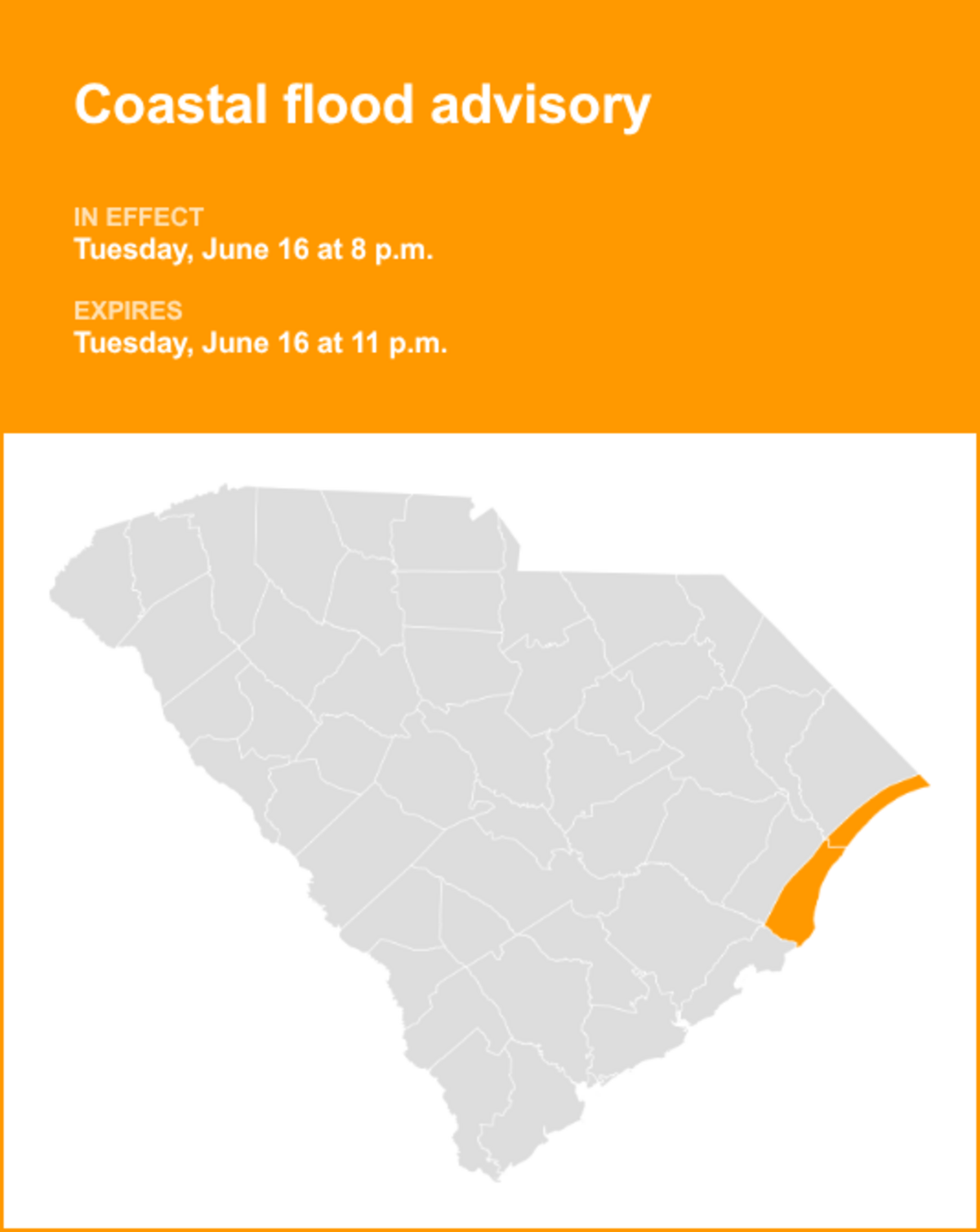 UPDATE: Coastal flood advisory issued for Myrtle Beach area and Coastal ...