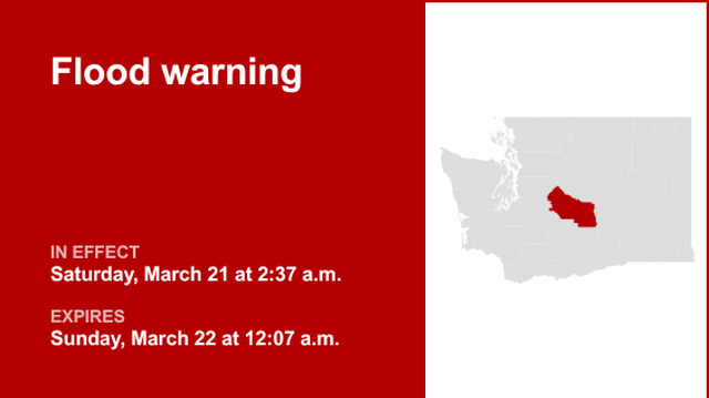 Flood warning issued for Kittitas County for Saturday and Sunday, says ...